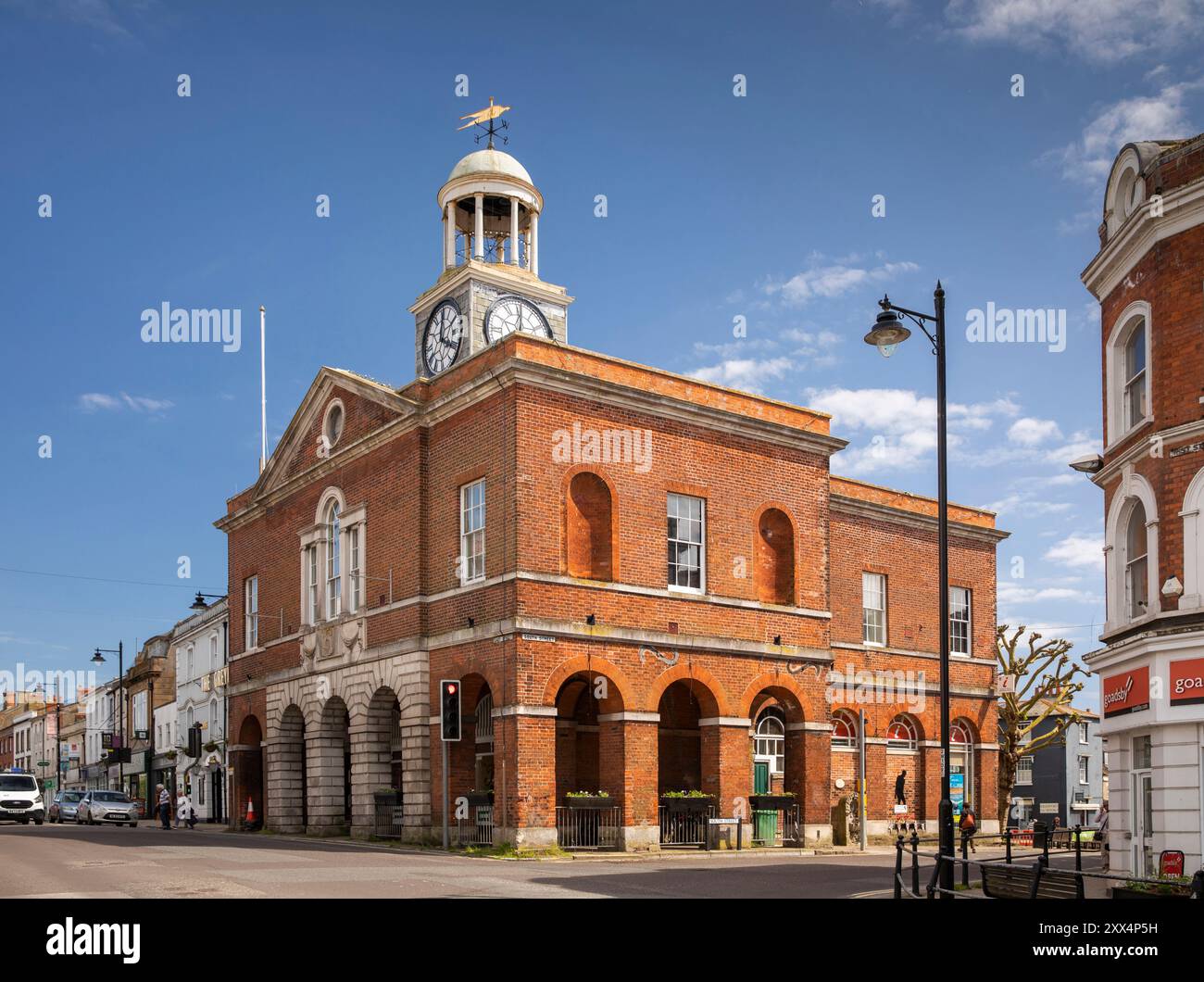 UK England, Dorset, Bridport, Town Hall Stock Photo - Alamy