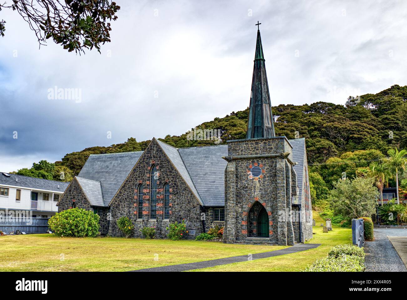 St Pauls Anglican Church in Paihia, Bay of Islands, North Island, New ...