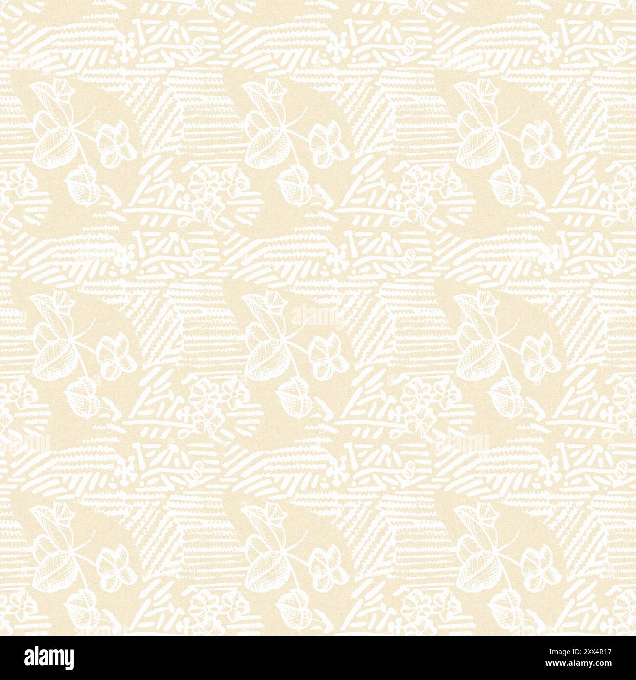 Modern white on cream lace effect wedding background texture. Soft ...