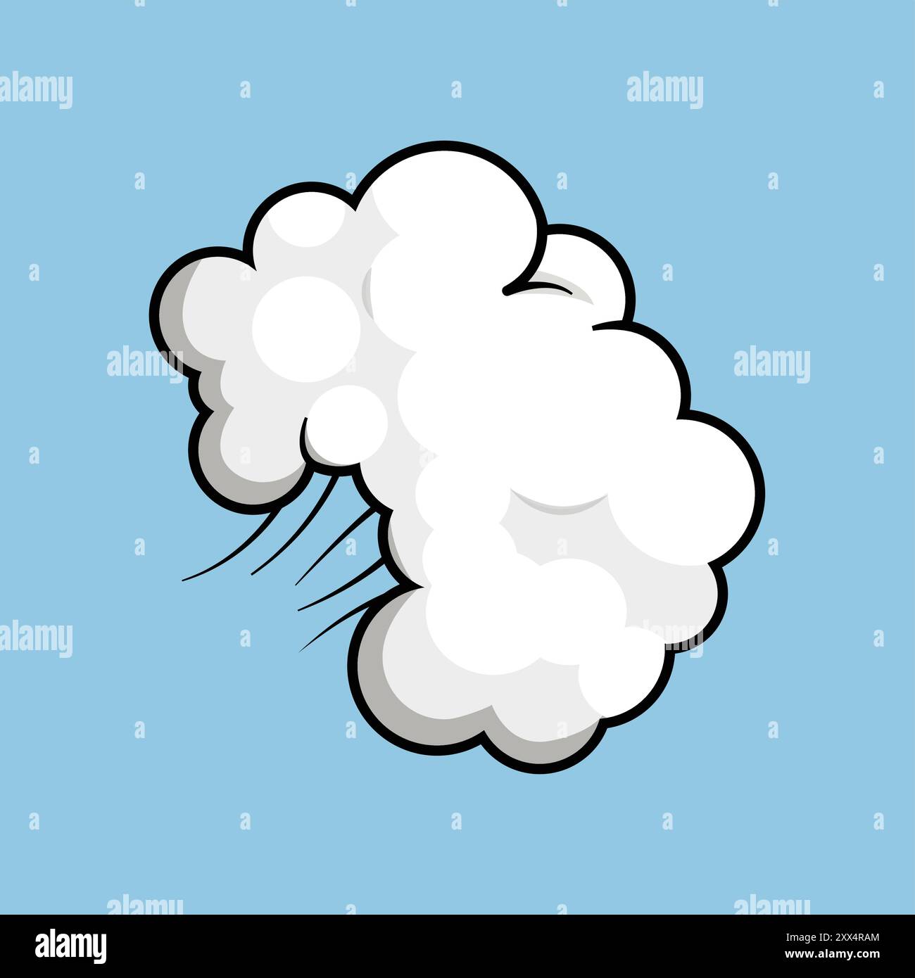 Blank white round speech Stock Vector Images - Alamy