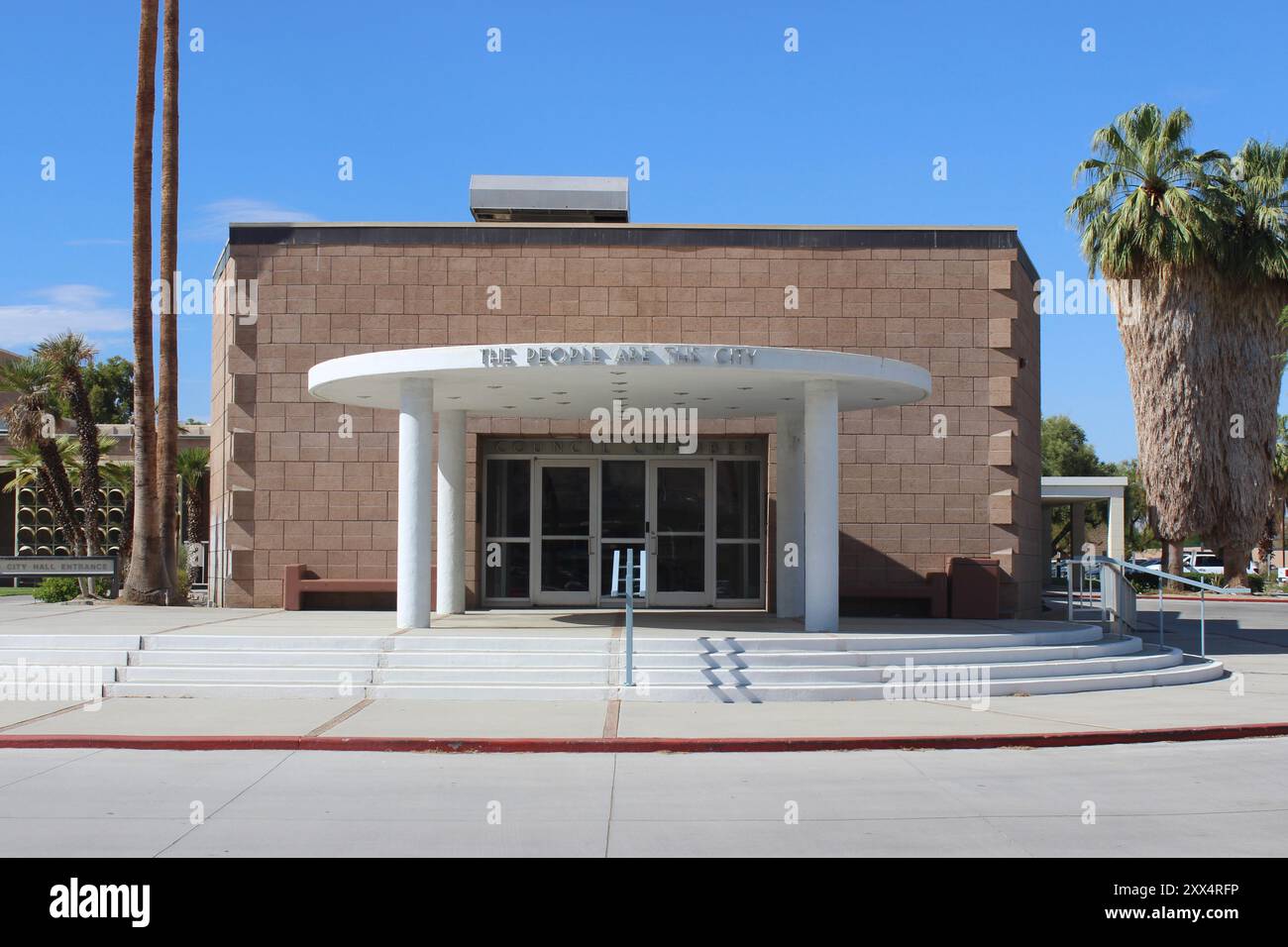 Council Chambers, Palm Springs City Hall, Palm Springs, California ...