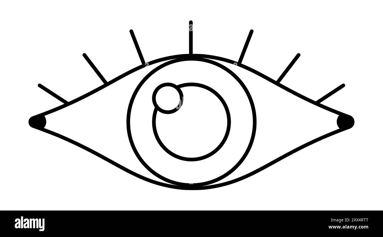 Wide open view Stock Vector Images - Alamy