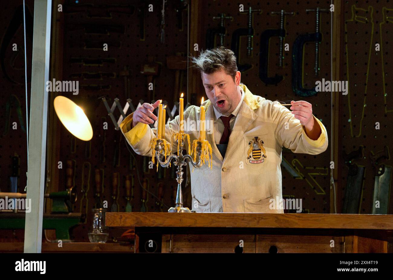 David Stout (Selby) in THE VIRTUES OF THINGS at the Linbury Theatre ...