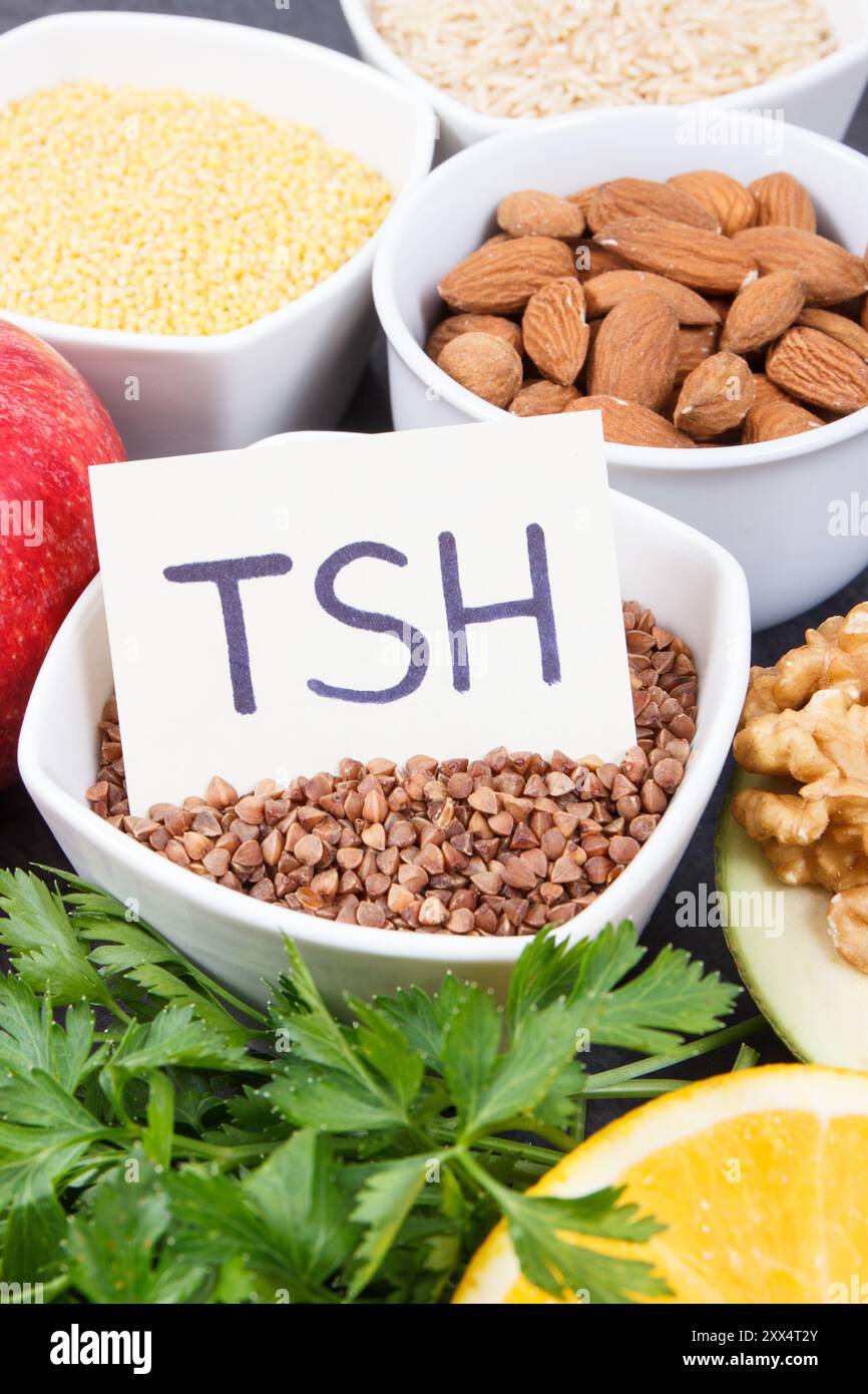 Natural ingredients, fruits and vegetables containing vitamins and ...