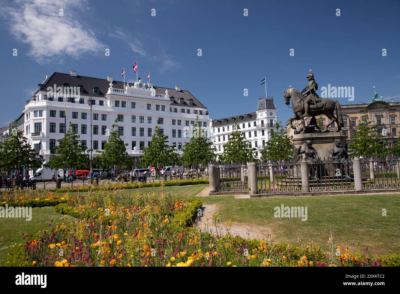 Kongens Nytorv square in Copenhagen, Denmark Stock Photo - Alamy