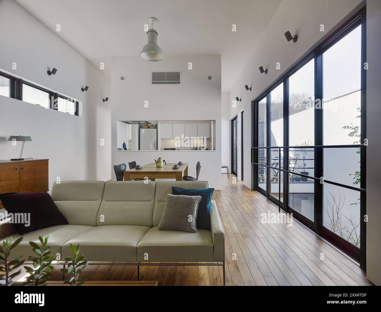 Loft open space in a young home in Tokyo, Japan Stock Photo - Alamy