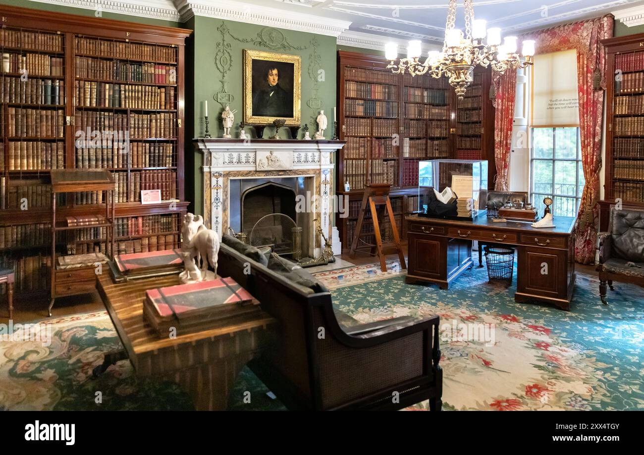 English Manor Homes Library Library At Hatchlands Park, 1750s National