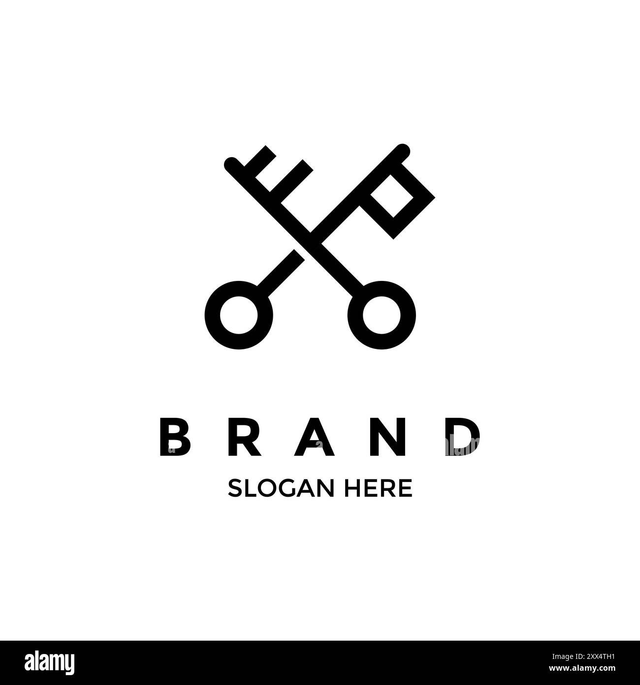 Logo design of F & P letter in vector format file Stock Vector Image ...