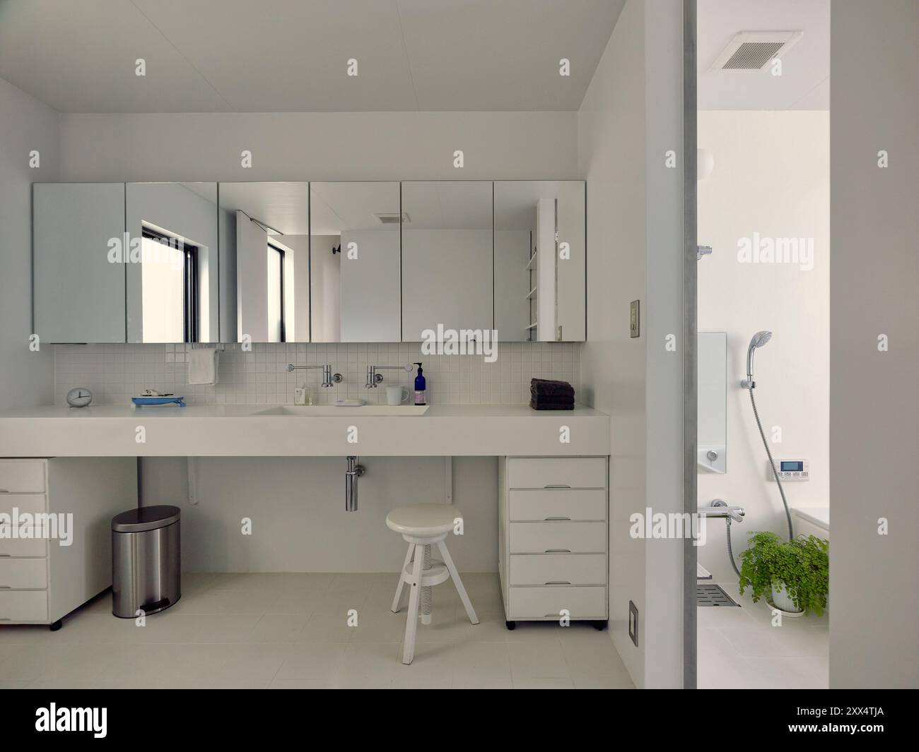 Bathroom in a japanese house in Tokyo, Japan Stock Photo - Alamy