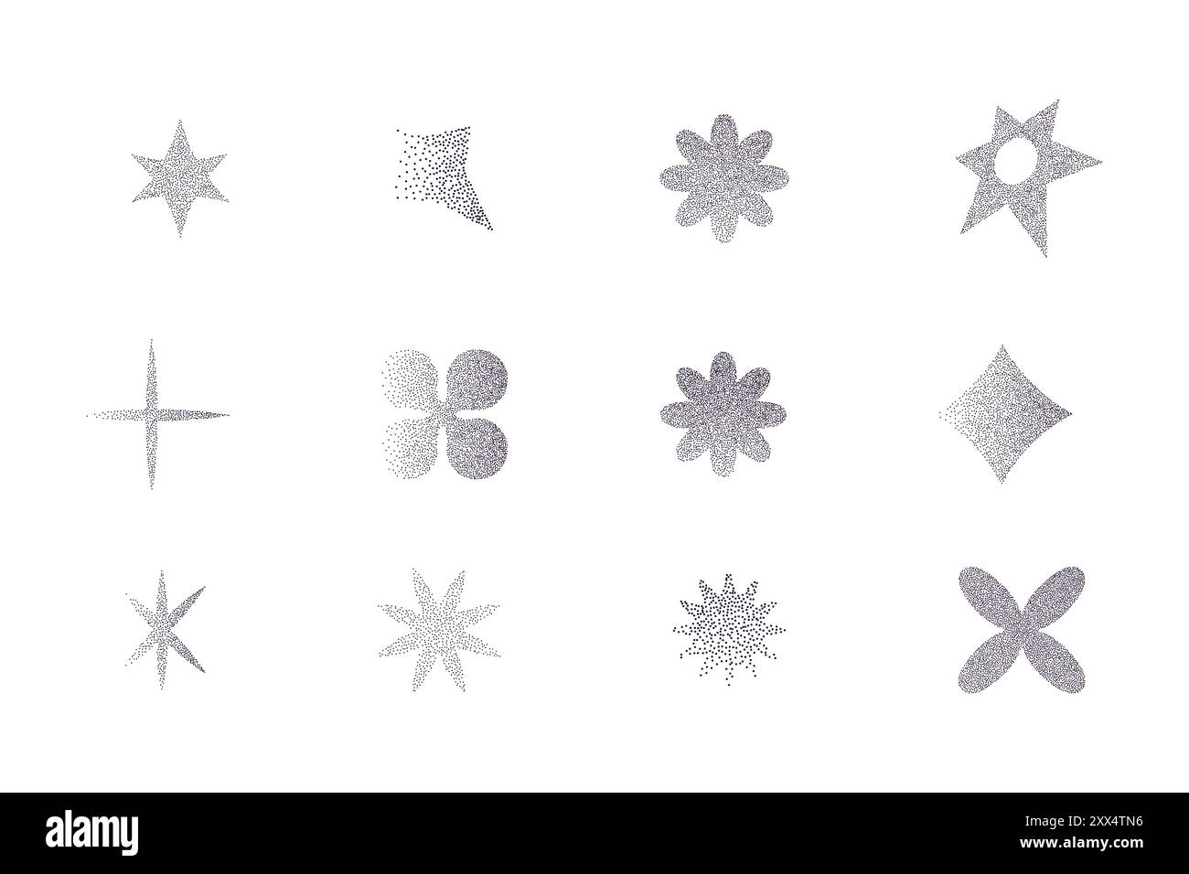 Holographic noise effect Cut Out Stock Images & Pictures - Alamy