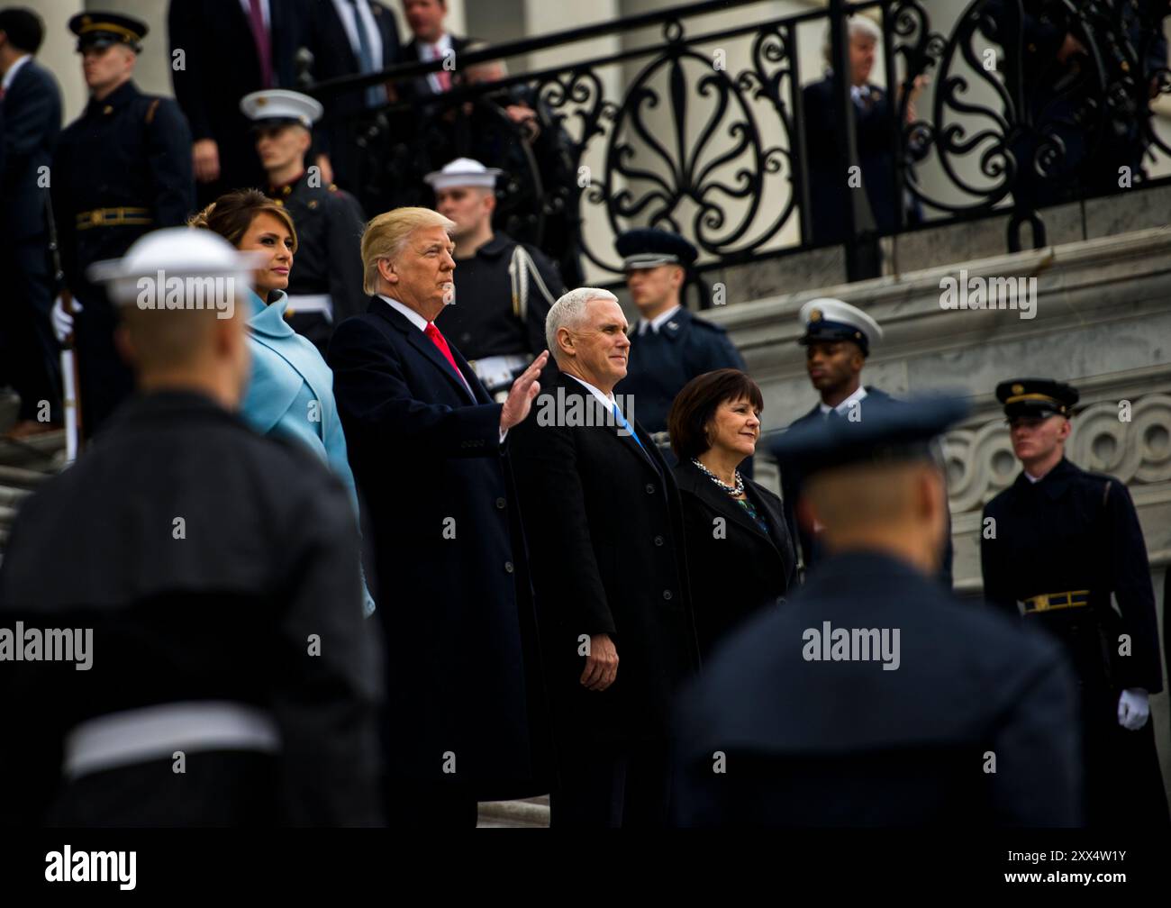 U.S. President Donald J. Trump, U.S. Vice President Michael R. Pence ...