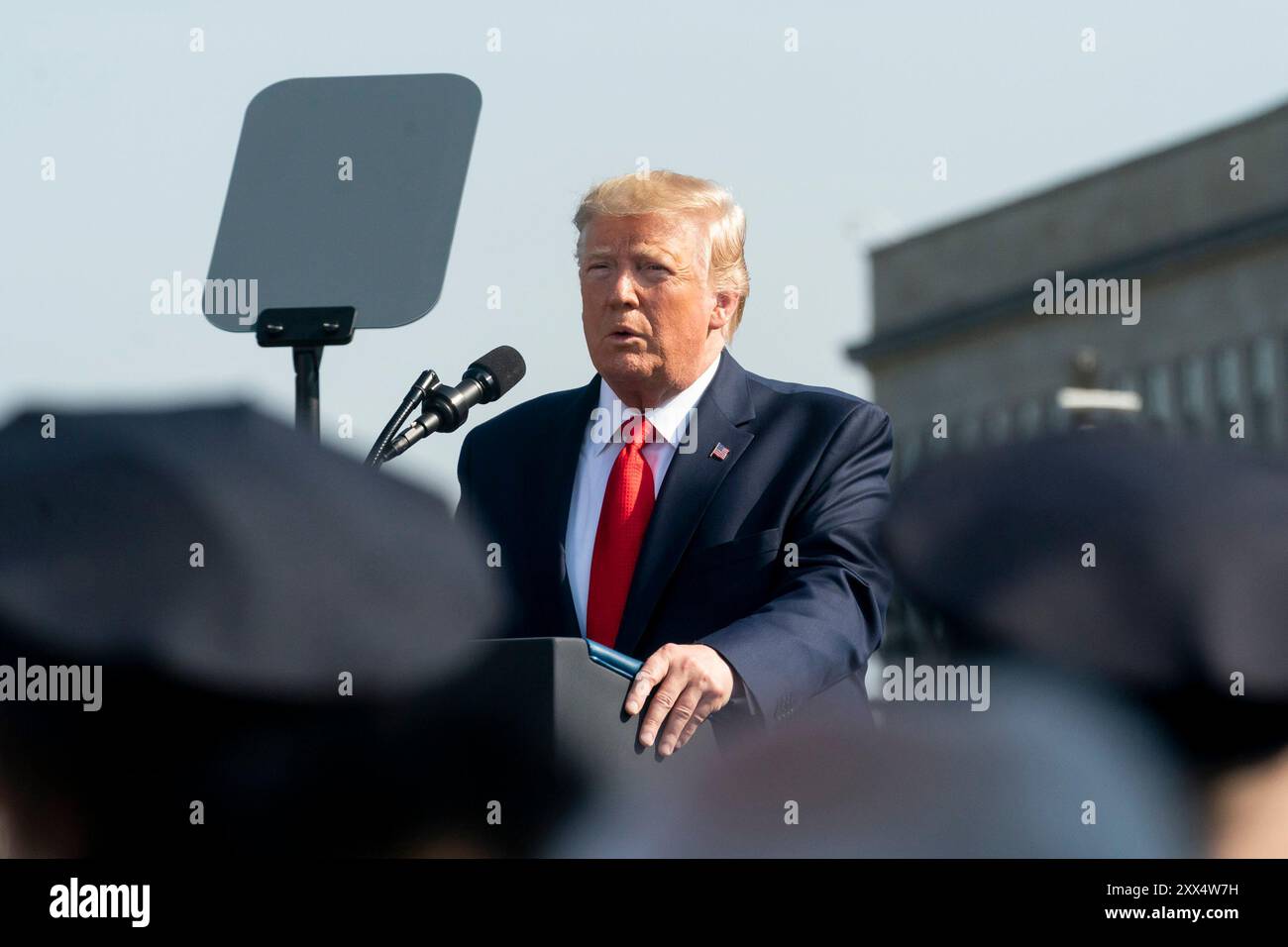 President Donald J. Trump delivers remarks at a September 11th Pentagon ...