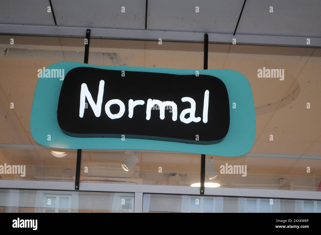 Copenhagen/ Denmark/22 August 2024/ Normal store shoppers in danish ...