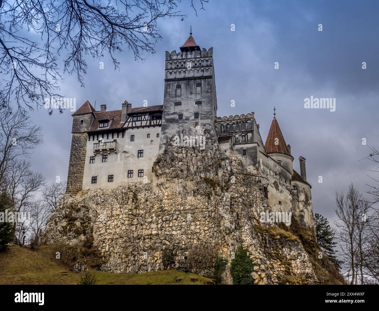 Bran Castle, Also Known as Draculas Castle, Bran, Romania Stock Photo ...
