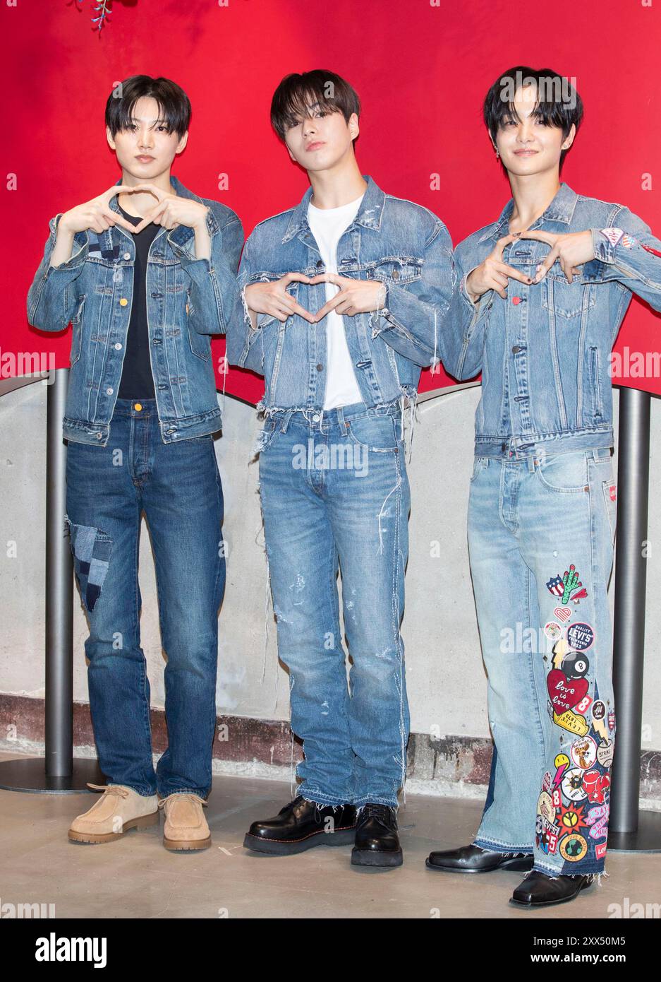 Seoul, South Korea. 22nd Aug, 2024. (L to R) South Korean singer ...