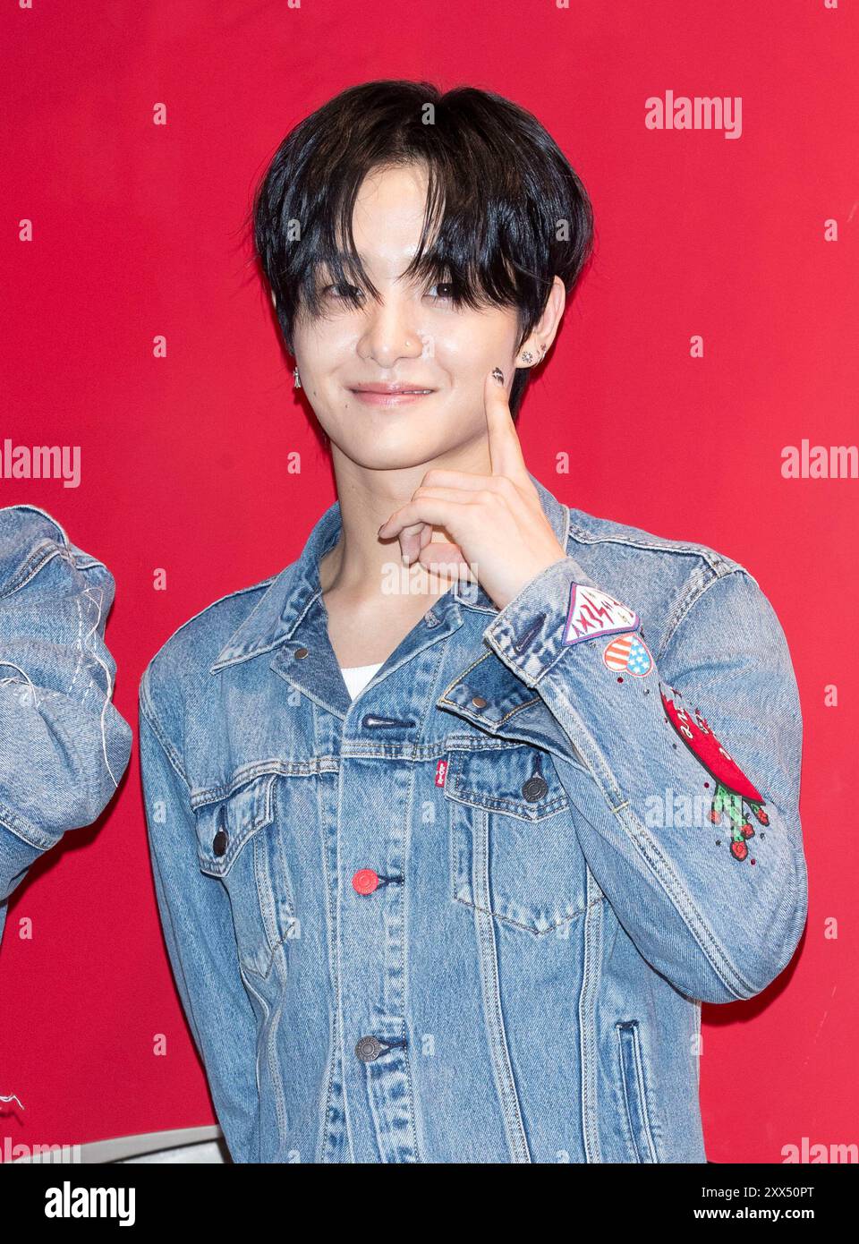 Seoul, South Korea. 22nd Aug, 2024. South Korean singer Jihoon, member ...