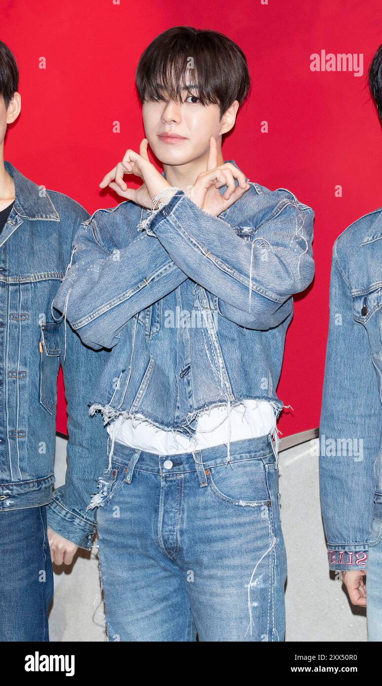 Seoul, South Korea. 22nd Aug, 2024. South Korean singer Jaehyuk, member ...