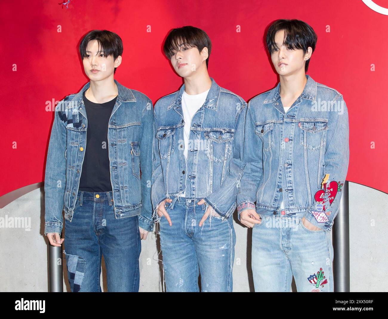 Seoul, South Korea. 22nd Aug, 2024. (L to R) South Korean singer ...