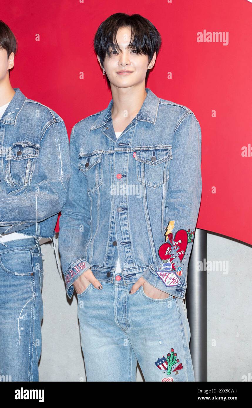 Seoul, South Korea. 22nd Aug, 2024. South Korean singer Jihoon, member ...