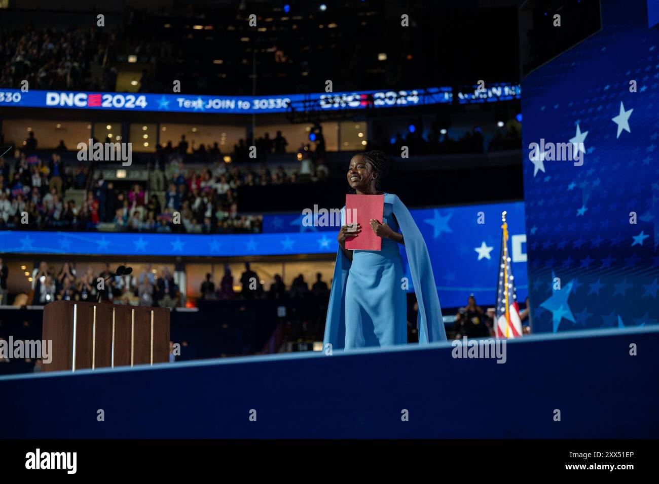 Poet and Activist Amanda Gorman speaks at the 2024 Democratic National ...