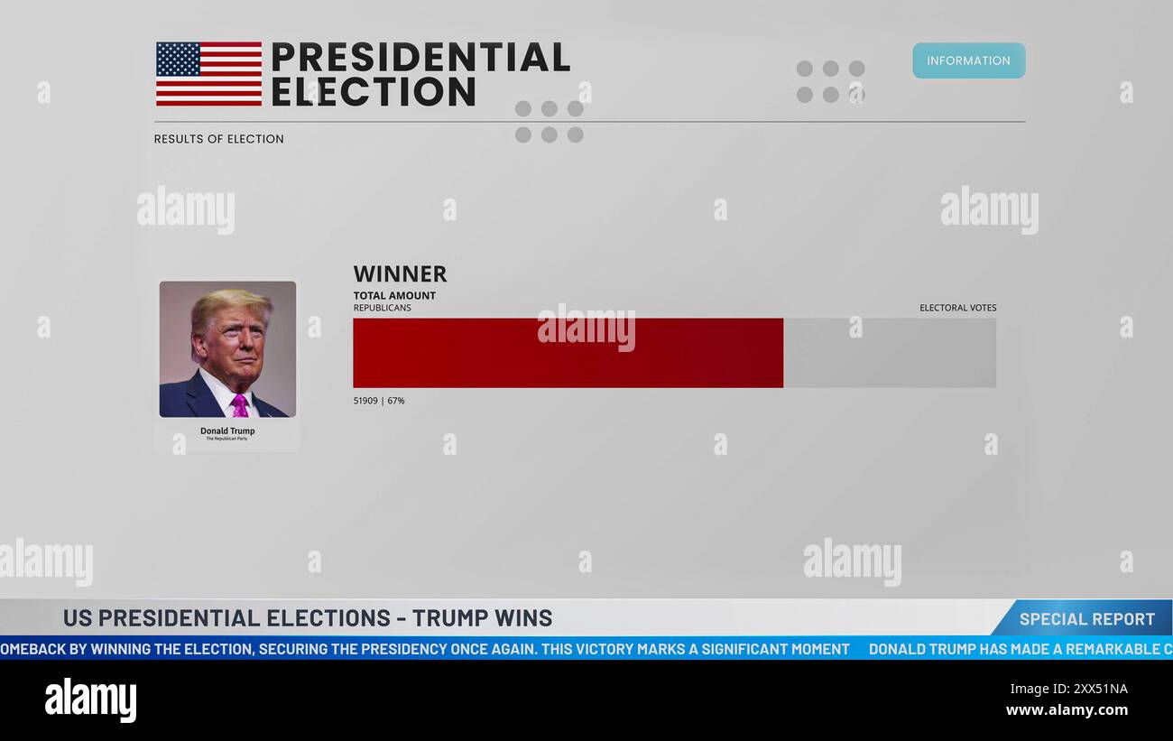 Trump win 2024 victory hi-res stock photography and images - Alamy