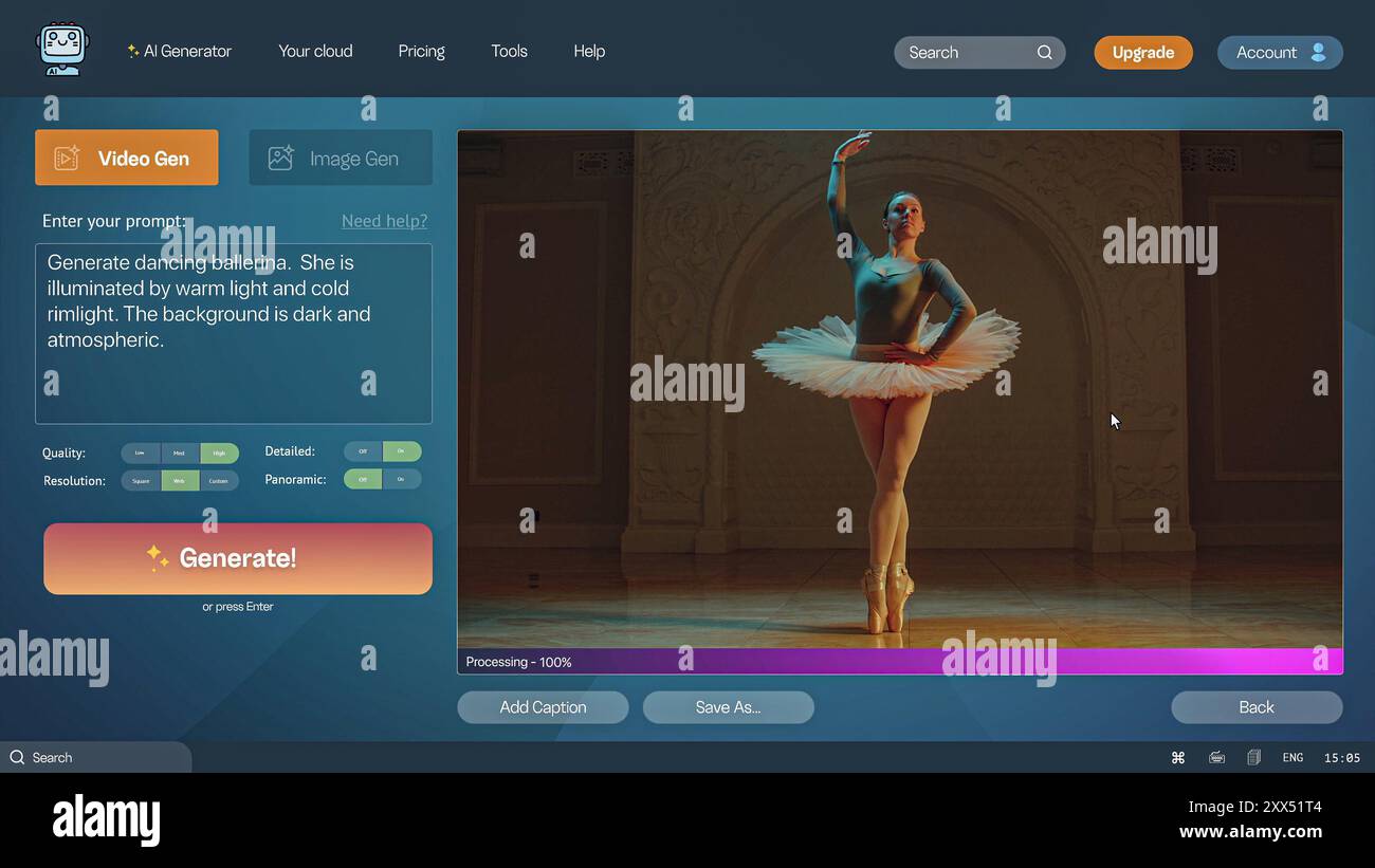 Prompt generator hi-res stock photography and images - Alamy