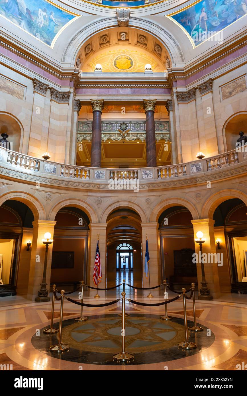 St. Paul, Minnesota - United States - August 14th, 2024: Interior of ...