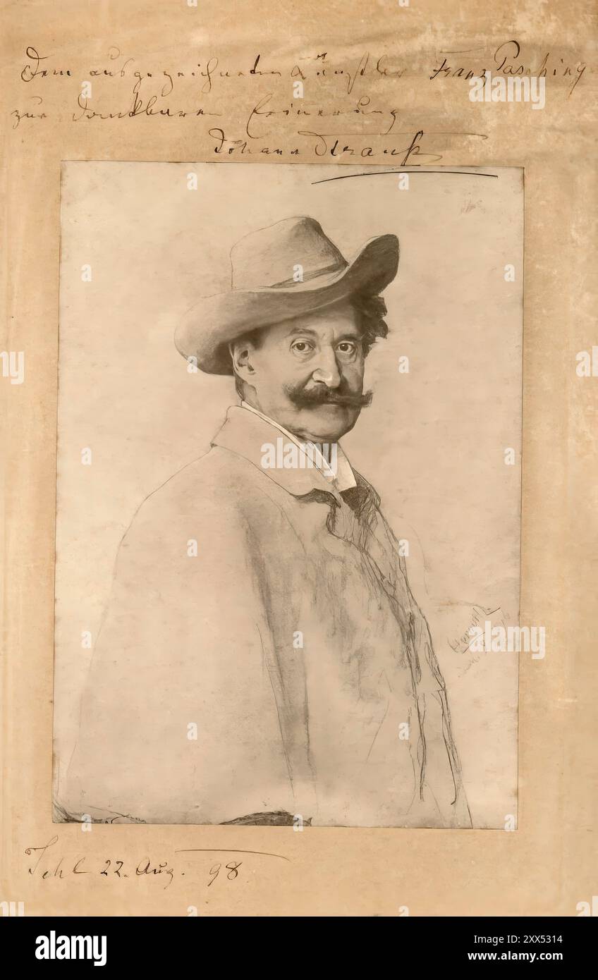 Johann Baptist Strauss II, 1825 – 1899, Austrian composer and violinist ...