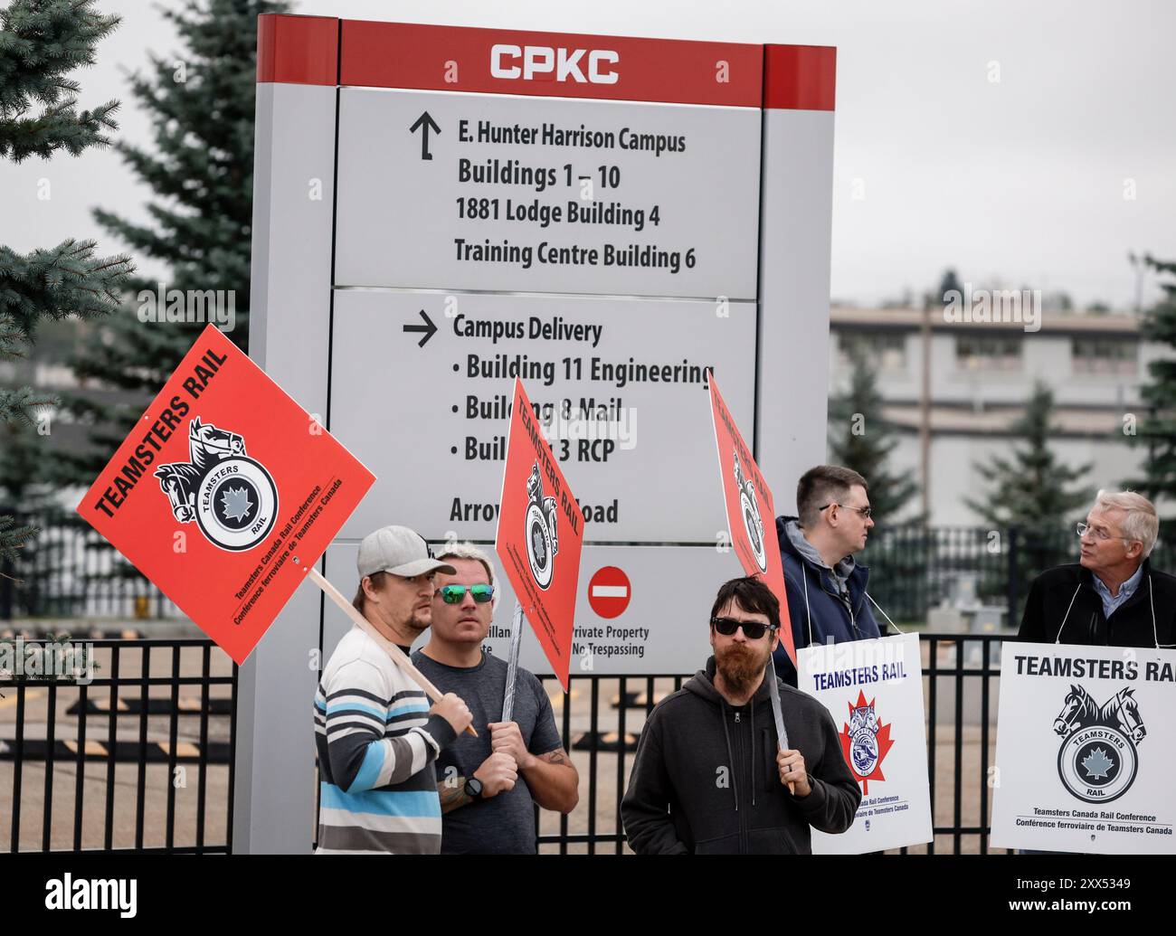 Calgary, Canada. 22nd Aug, 2024. Teamsters Canada Rail Conference ...
