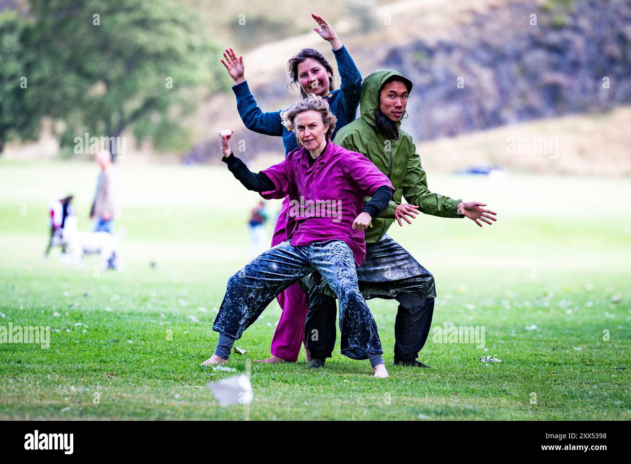 Edinburgh, Scotland. Thu 22 August 2024. Participants performing as ...