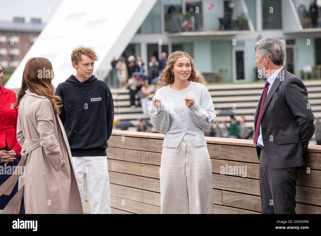Vejle, Denmark. 22nd Aug, 2024. The royal couple, Queen Mary and King ...