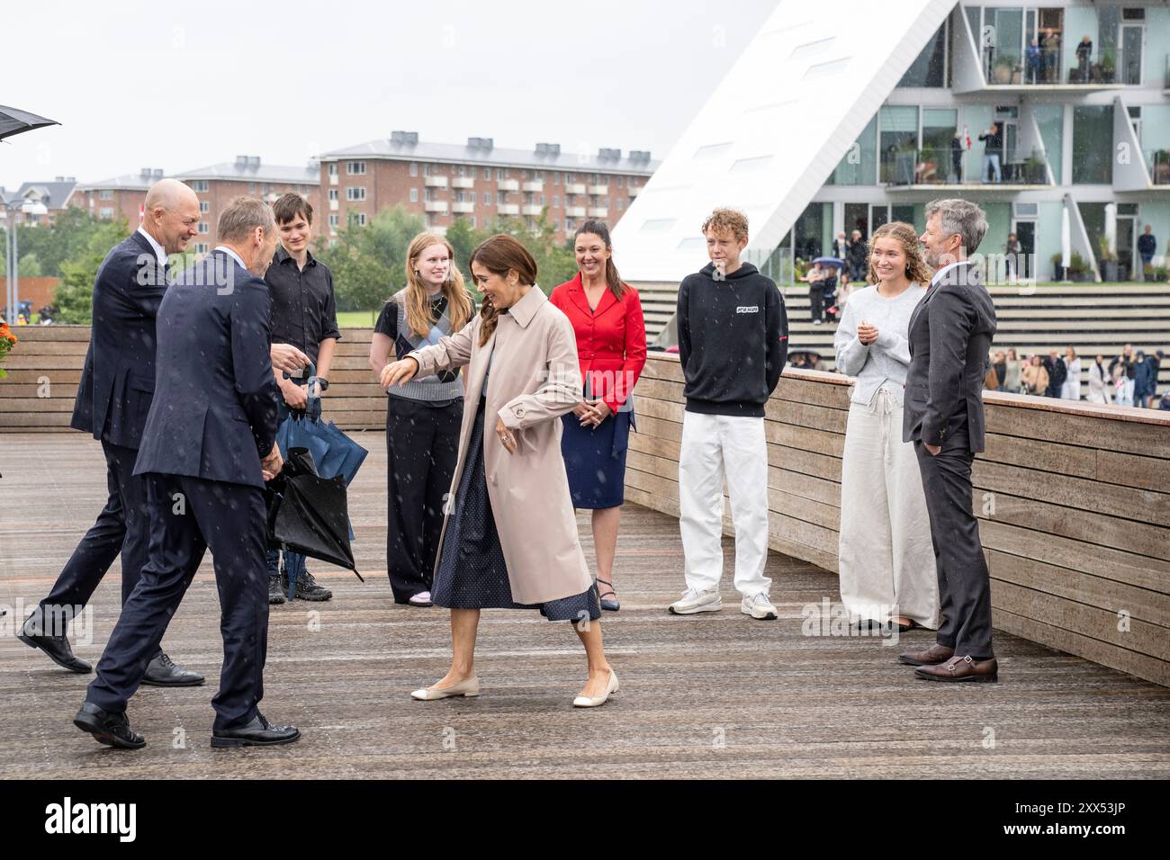 Vejle, Denmark. 22nd Aug, 2024. The royal couple, Queen Mary and King ...