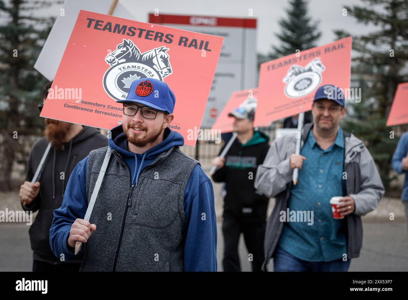 Calgary, Canada. 22nd Aug, 2024. Teamsters Canada Rail Conference ...