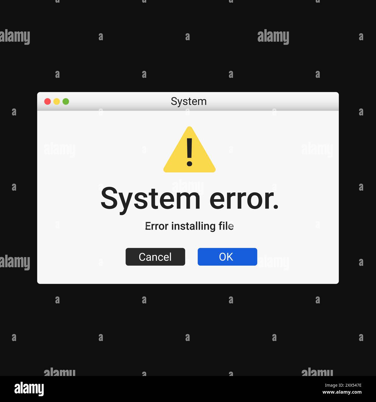Critical error system message hi-res stock photography and images - Alamy Critical error system message hi-res stock photography and images - Alamy