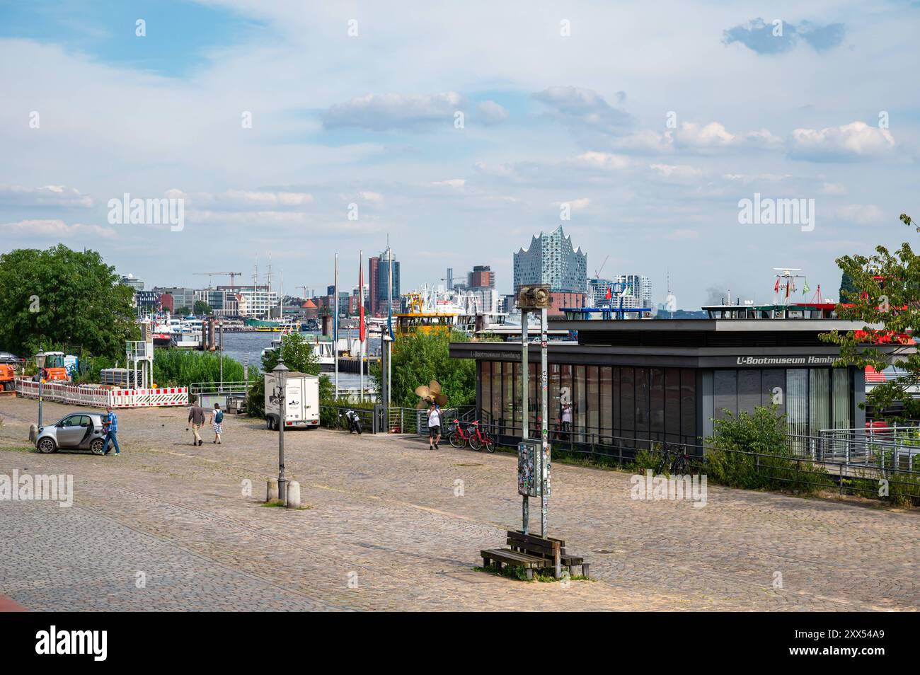 Hamburg, Germany, July 19, 2024 - The U-boot museum, a submarine museum ...