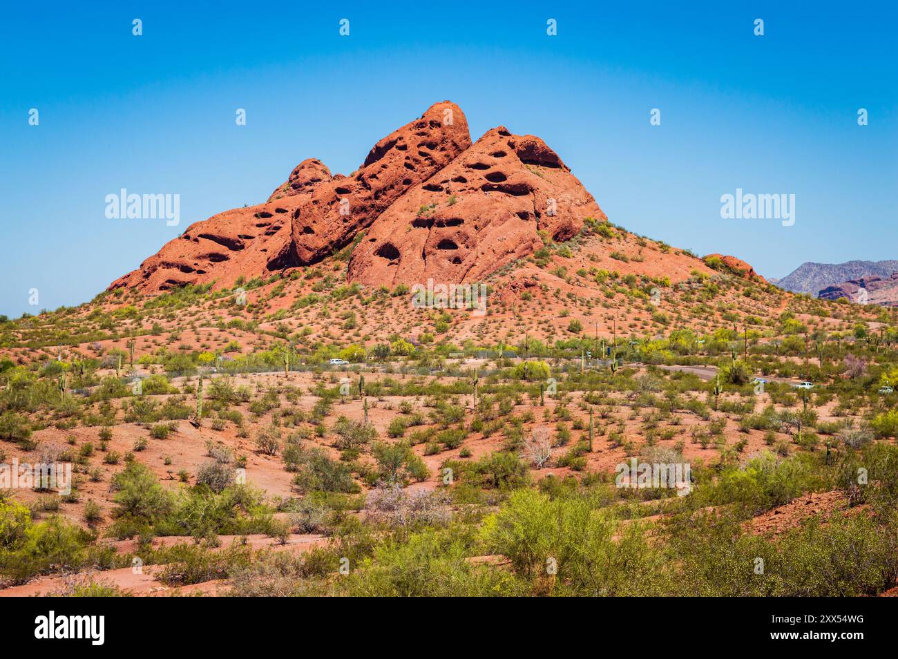 Rocky hill at Papago Park in Phoenix Arizona Stock Photo - Alamy