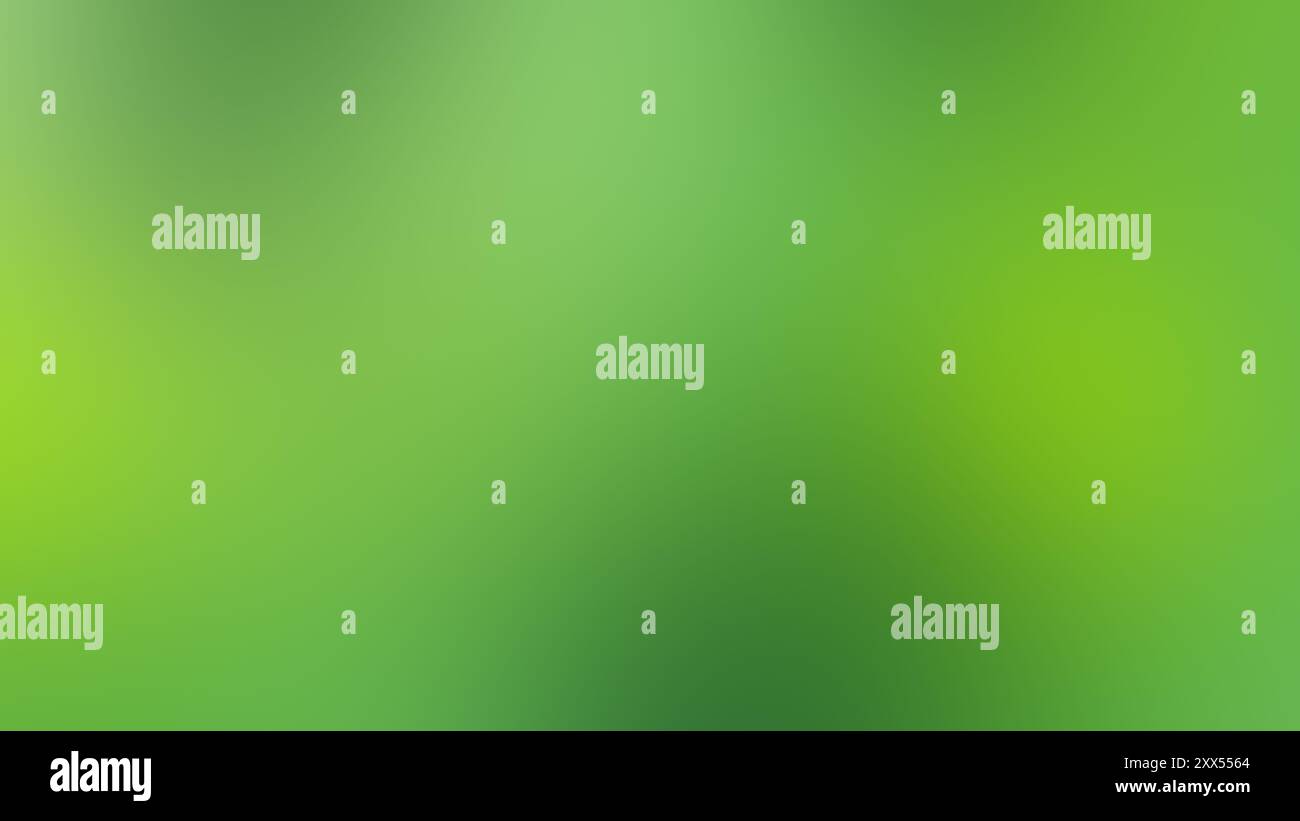 Soft, bright, vibrant and blurred green color gradient background ...