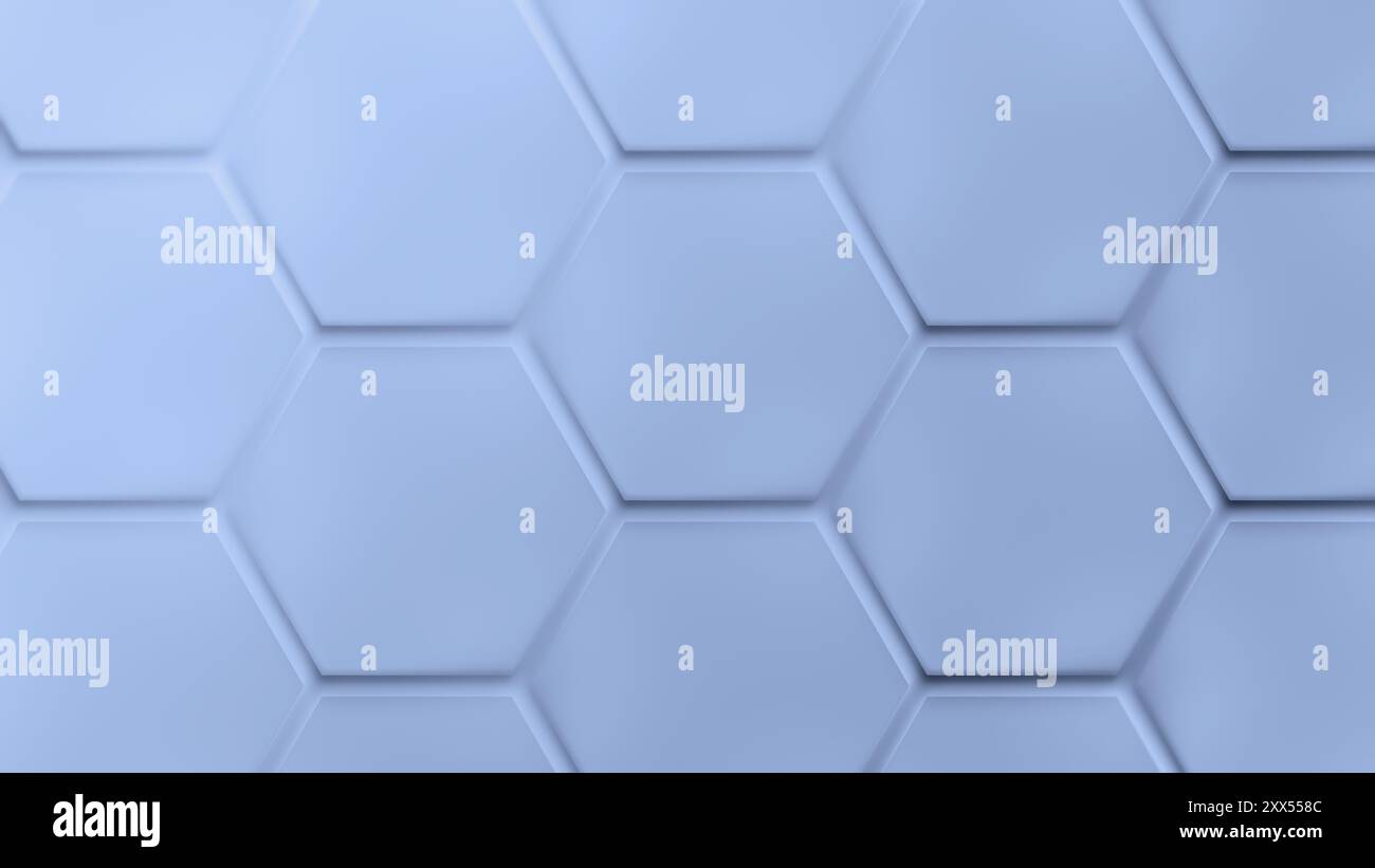 Blue Hexagon Grid