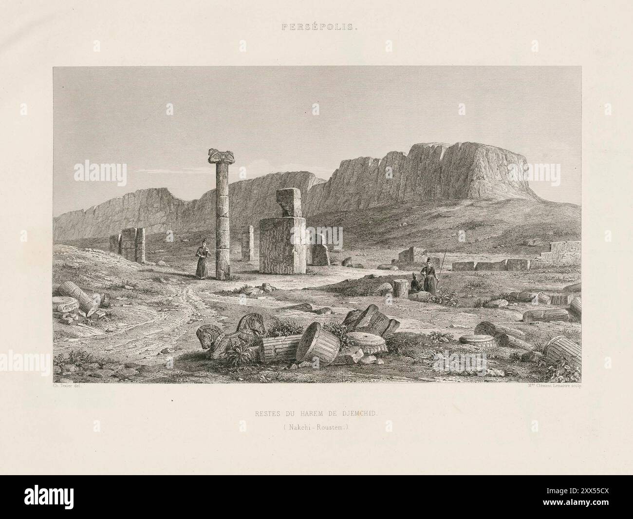 Ruins of the Harem of Djemchid. Naqsh-e Rustam Valley . Persepolis ...