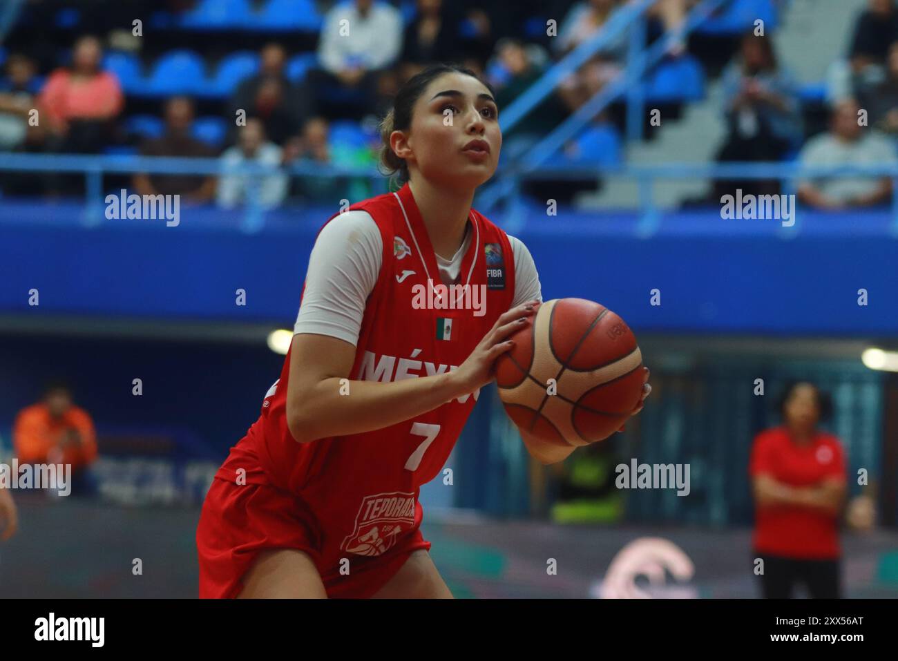 Mexico City, Mexico. 22nd Aug, 2024. Karla Martinez #7 of Team Mexico ...