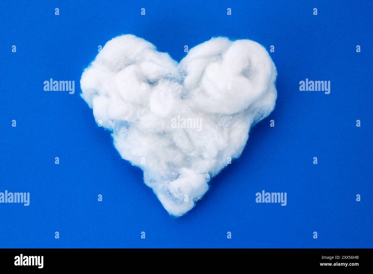 Blue fluffy cloud forming a heart shape hi-res stock photography and ...
