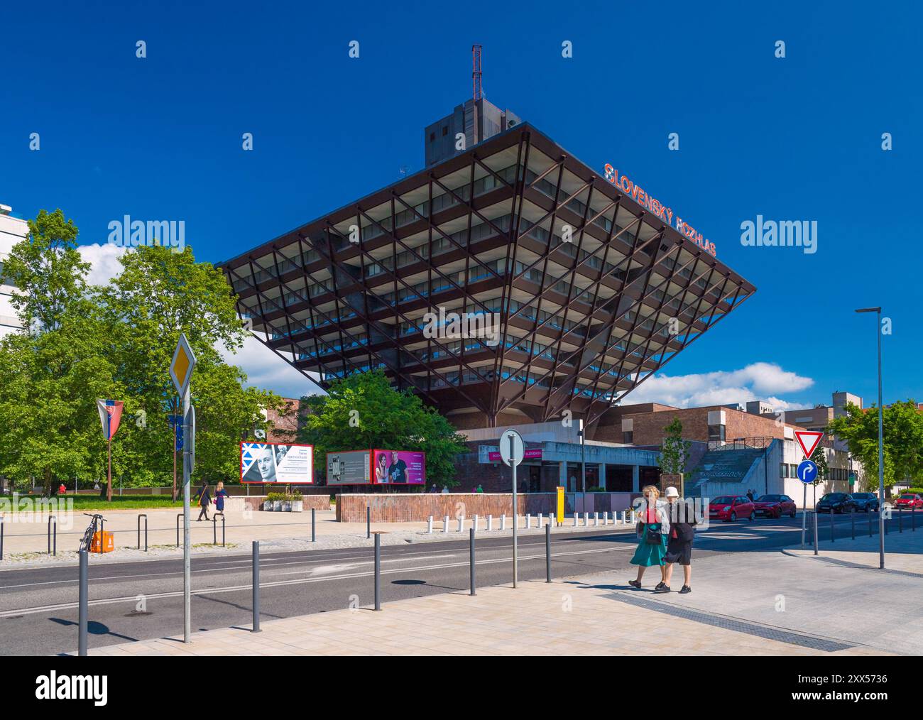 Bratislava, Slovakia - 14 May 2024: The building of the Slovak ...