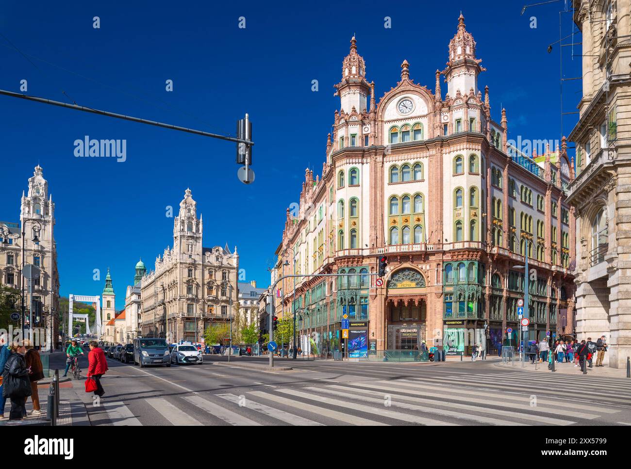 Budapest, Hungary - 5 April 2024: Parisi Udvar Hotel, The Unbound ...