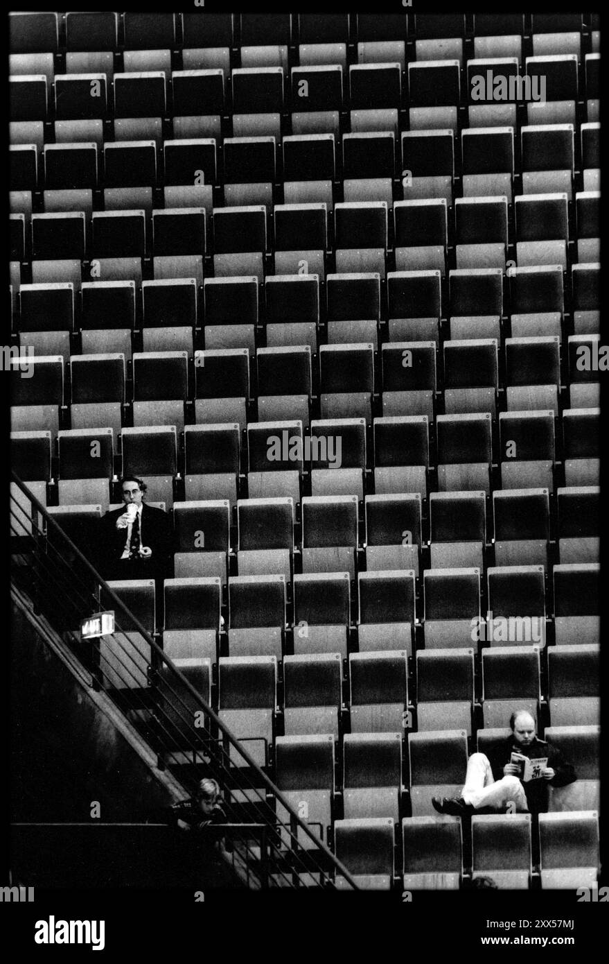 Empty seats at Oslo Spectrum as the hockey team Spectrum Flyers fail to ...