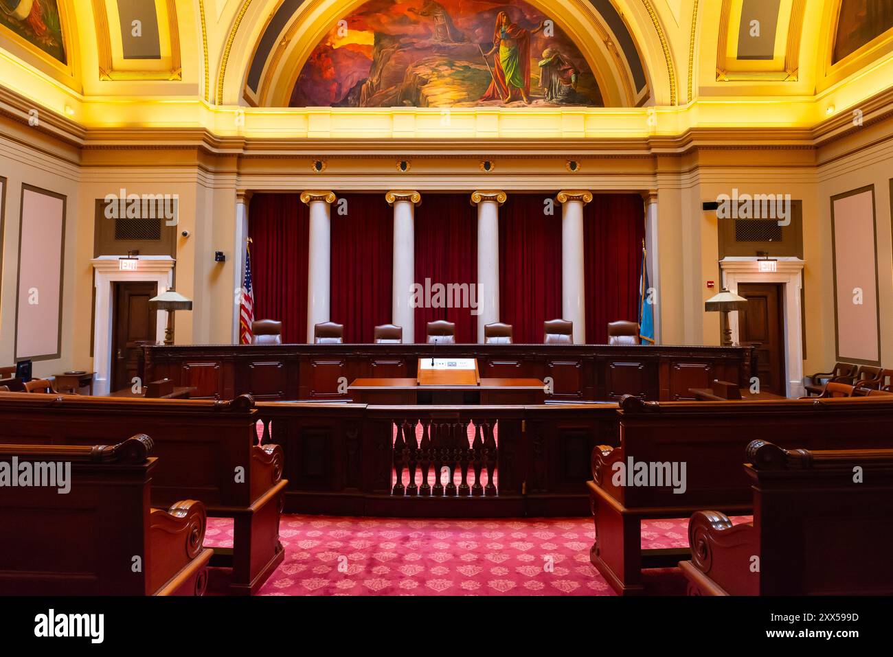 St. Paul, Minnesota - United States - August 14th, 2024: Interior of ...