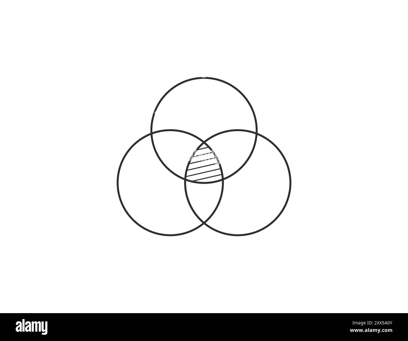 Venn diagram icon. Vector illustration Stock Vector Image & Art - Alamy