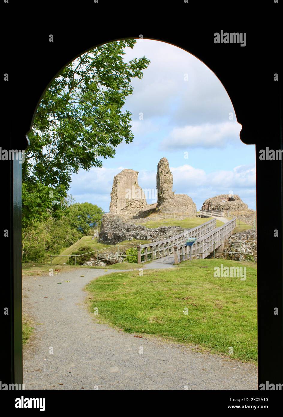 Montgomery Castle, Powys, Wales, UK Stock Photo - Alamy