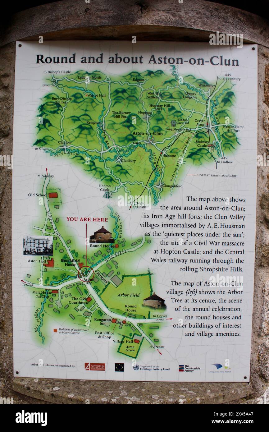 Visitor information map hi-res stock photography and images - Alamy