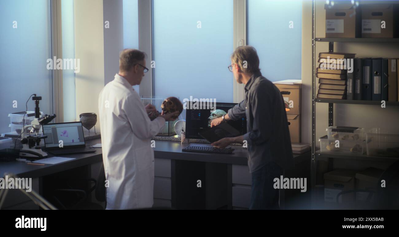 Scientists study fossil skull, create 3D model of ancient extinct human ...