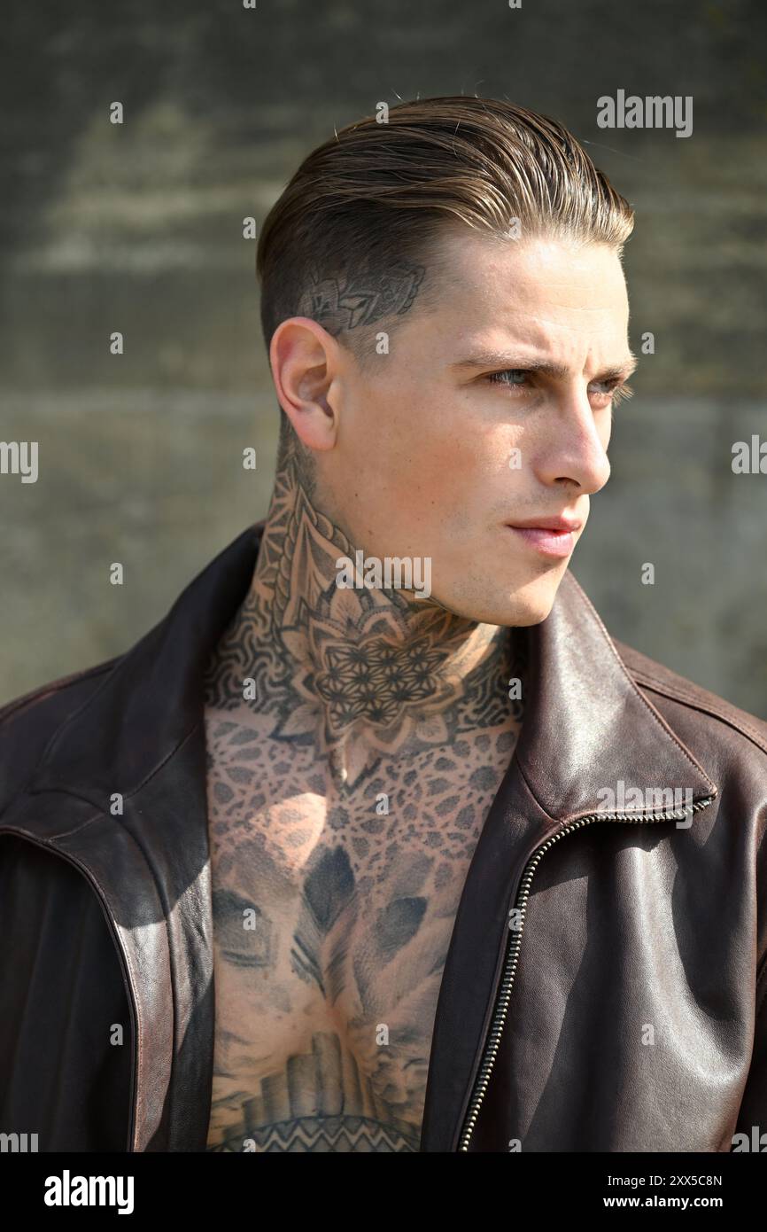 Bremen, Germany. 19th Aug, 2024. Influencer, model and actor Fabien ...